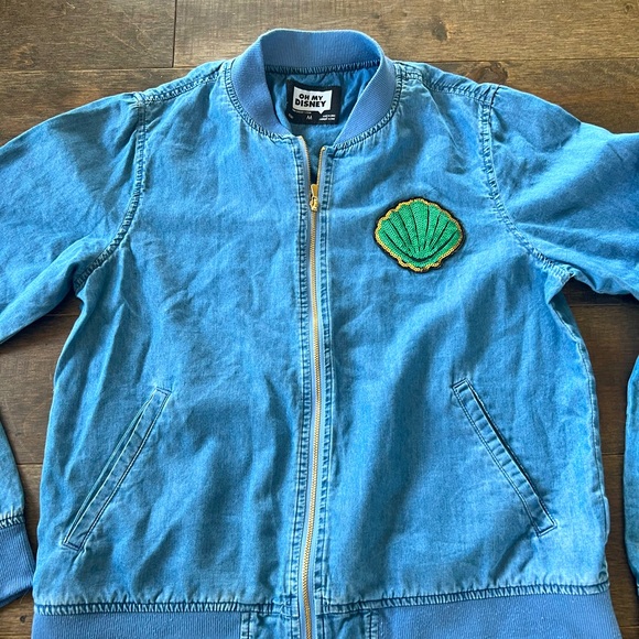 Disney | Jackets & Coats | Disney Mermaid Themed Bomber Jacket | Poshmark